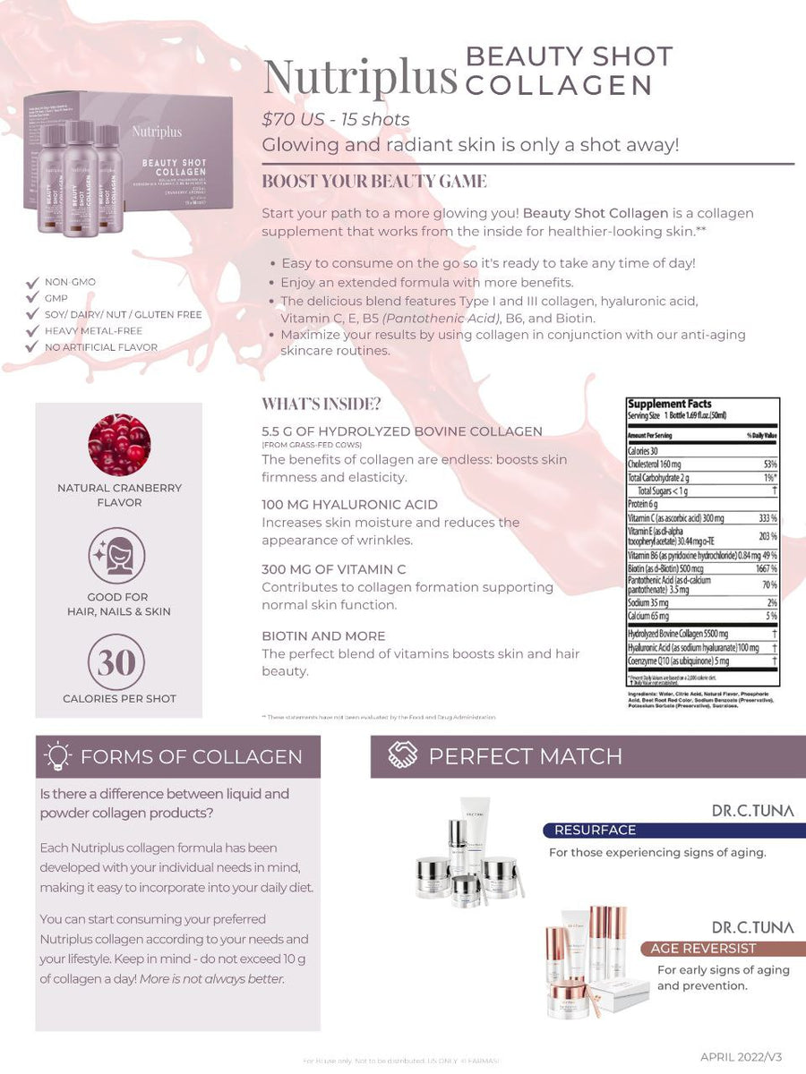 Nutriplus Beauty Shot Collagen – Beauty Box Boutique
